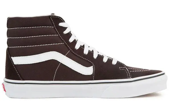 VANS Sk8-hi "chocolate Torte" High Top Sneakers - Brown/white