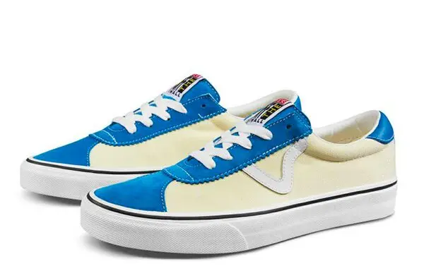 VANS Epoch Sport "turkish Tile" Low Top Sneakers - Blue/white