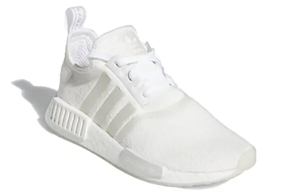 Adidas Nmd_r1 Silver Metallic Sneakers - White
