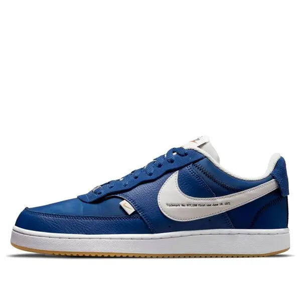 Nike Court Vision Low Premium 'first Use' Deep Royal Blue - Blue/white