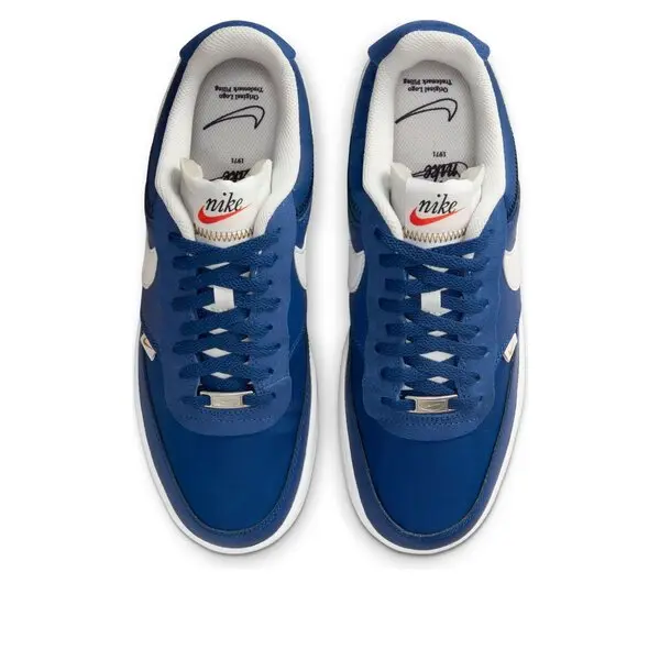 Nike Court Vision Low Premium 'first Use' Deep Royal Blue - Blue/white
