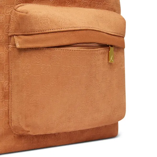 JORDAN Suede Monogram Backpack
