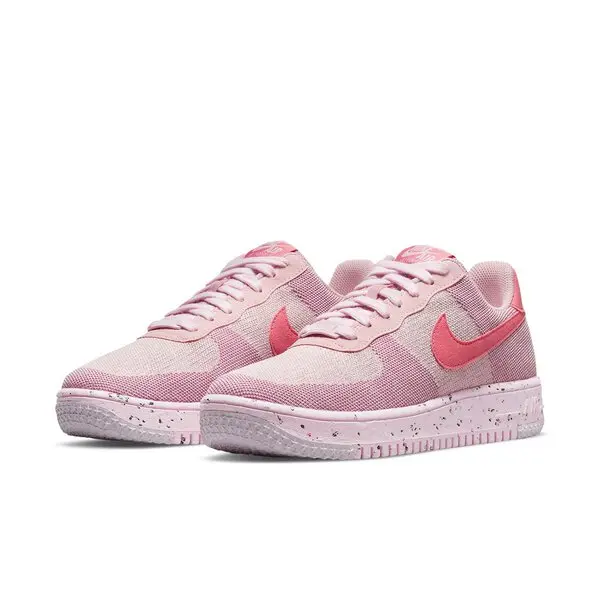 Nike Force 1 Crater Flyknit Sneakers - Pink