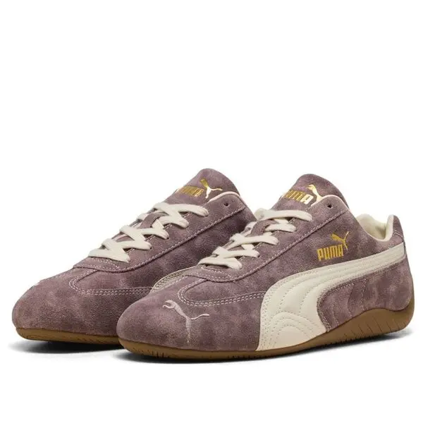 PUMA Speedcat Faded Low Top Lace Up Sneakers - Brown