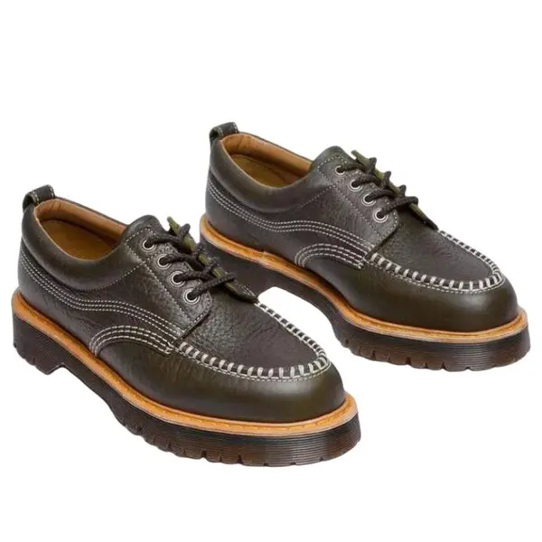 Dr. Martens Lowell Lace Up Shoes - Dms Olive