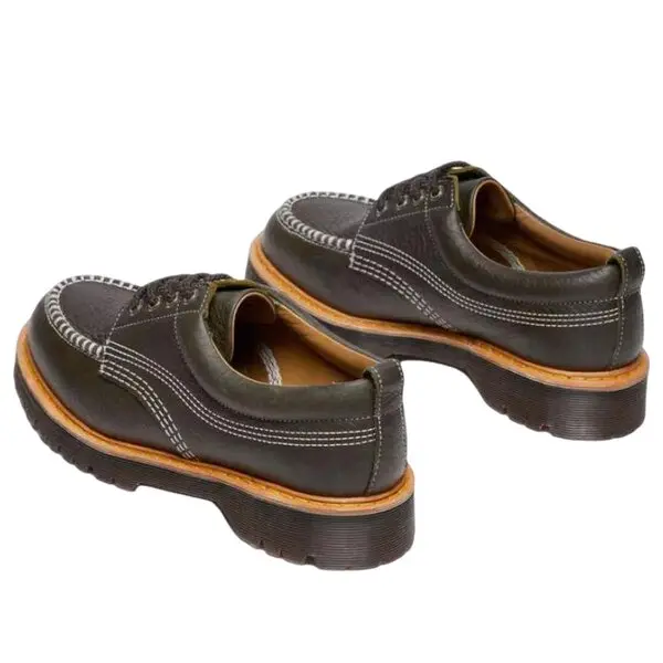 Dr. Martens Lowell Lace Up Shoes - Dms Olive