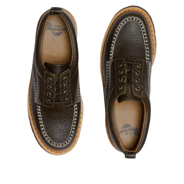 Dr. Martens Lowell Lace Up Shoes - Dms Olive