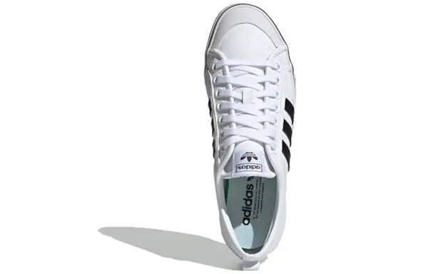 Adidas Nizza Low Top Sneakers - White/black