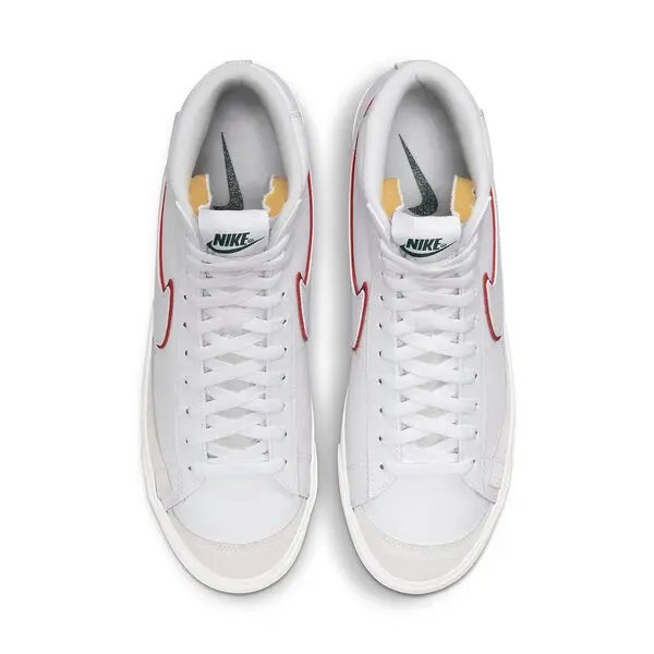 Nike Blazer Mid '77 "just Do It" High-top Sneakers - White/red