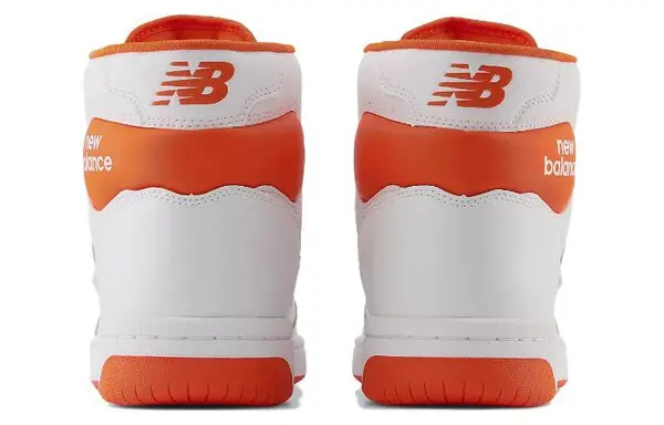NEW BALANCE 480 High Top Sneakers - White/poppy