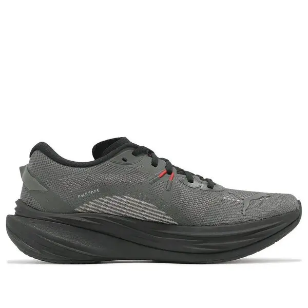 PUMA Deviate Nitro 3 Athletic Sneakers - Grey/red
