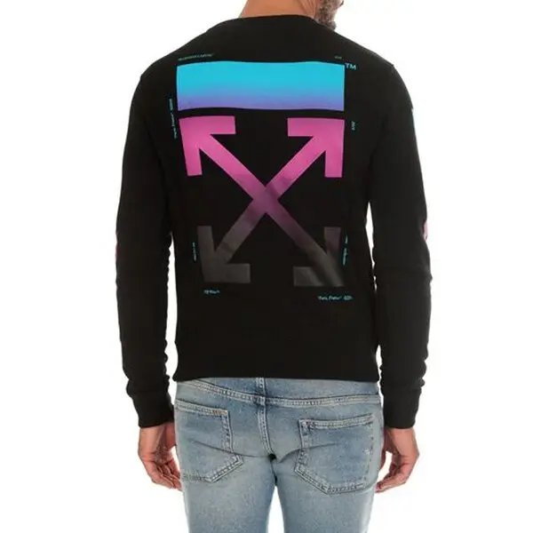 Off-White Gradient Arrows Sketch Long Sleeve Sweater