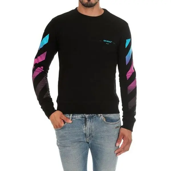 Off-White Gradient Arrows Sketch Long Sleeve Sweater