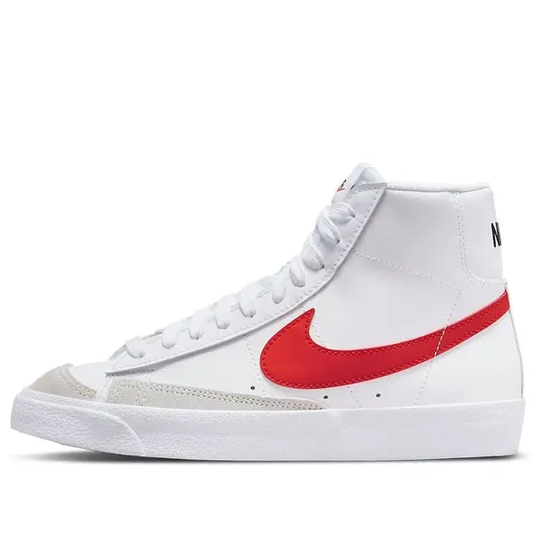 Nike Blazer Mid '77 High Top Sneakers - White/red
