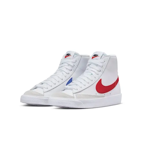 Nike Blazer Mid '77 High Top Sneakers - White/red