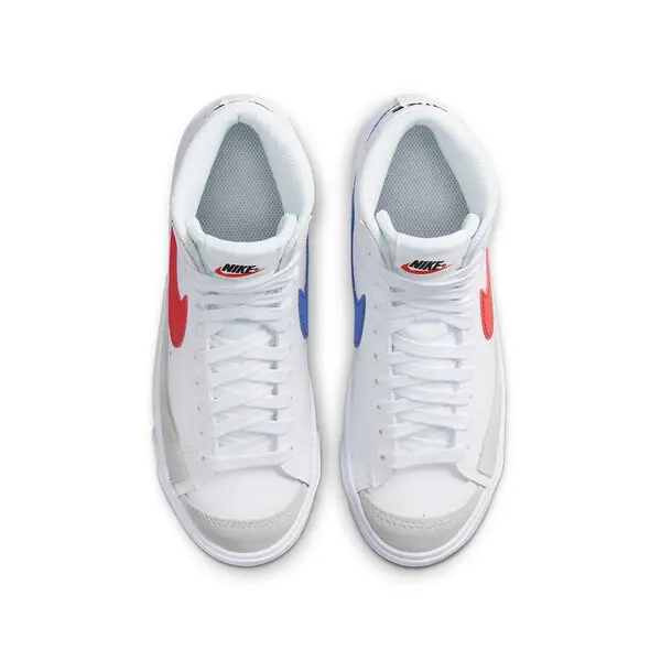 Nike Blazer Mid '77 High Top Sneakers - White/red