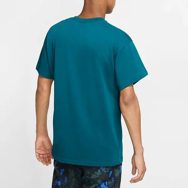 Nike X Series Classic Logo Printing Casual Short Sleeve - Blue