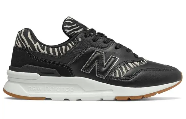 NEW BALANCE 997h Zebra Print Sneakers - Black