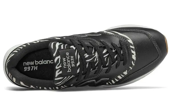 NEW BALANCE 997h Zebra Print Sneakers - Black