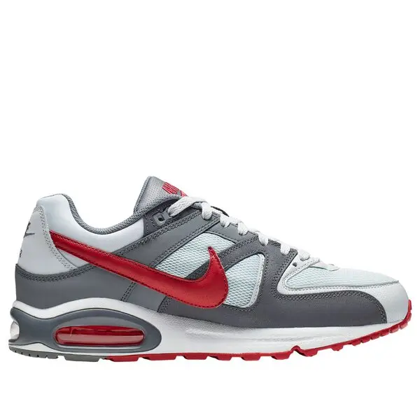 Nike Max Command "pure Platinum/gym Red" Sneakers - White/grey/red