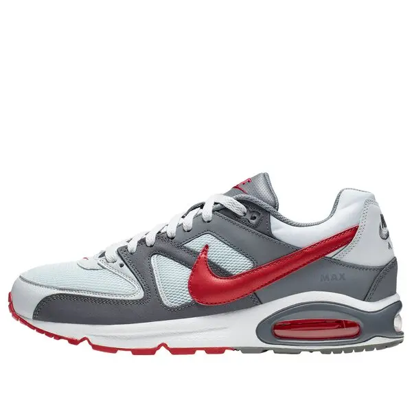 Nike Max Command "pure Platinum/gym Red" Sneakers - White/grey/red