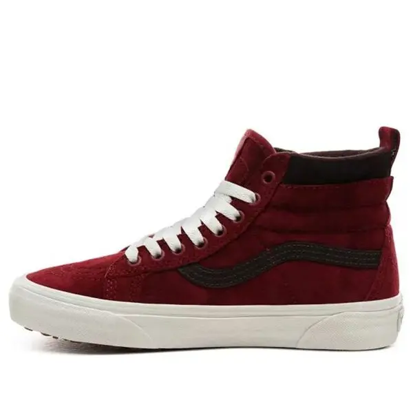 VANS Sk8-hi Mte High Top Sneakers - Black/red