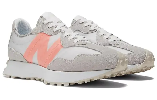 NEW BALANCE 327 Sneakers - White/orange