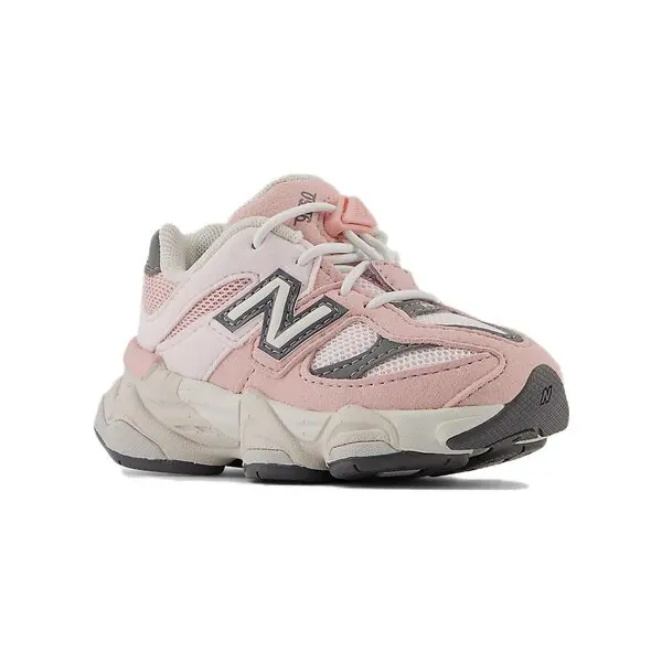 NEW BALANCE 9060 Sculptural Midsole Sneakers - Orb Pink/white/grey