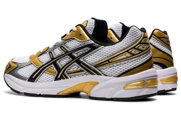 Asics Gel-1130 "white Gold" Sneakers - White/black/gold