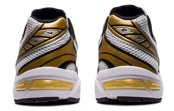 Asics Gel-1130 "white Gold" Sneakers - White/black/gold
