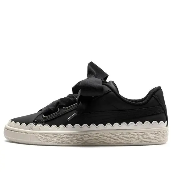 PUMA Basket Heart Scallop Sneakers - Black