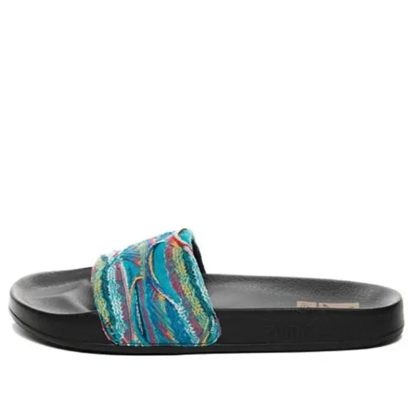 PUMA Coogi X Leadcat Slides 'island Paradise - Black/blue