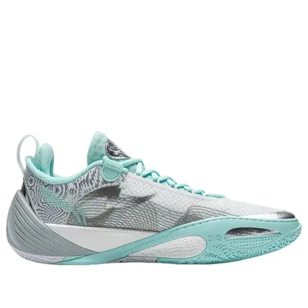 LI-NING Wade All City 14 "liberty" Abaw001-14 Sneakers - Grey/silver/teal