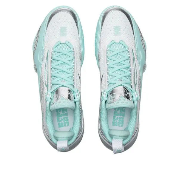 LI-NING Wade All City 14 "liberty" Abaw001-14 Sneakers - Grey/silver/teal