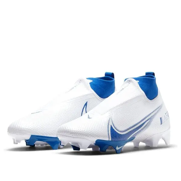 Nike Vapor Edge Pro 360 Football Cleats - White/blue