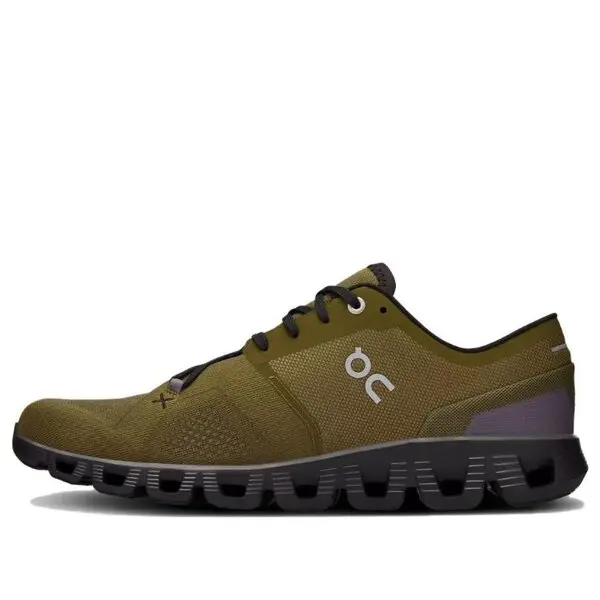On Cloud X 3 Athletic Sneakers - Hunter/black