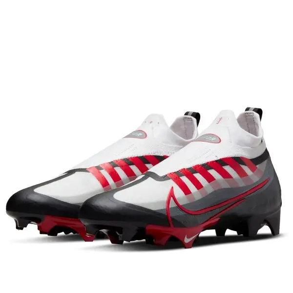 Nike Vapor Edge Elite 360 Flyknit Football Cleats - Black/red