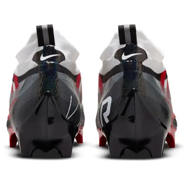Nike Vapor Edge Elite 360 Flyknit Football Cleats - Black/red