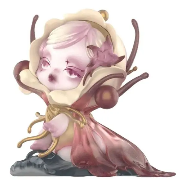 POP MART Skullpanda Petals In Four Acts Series Figure 'the Elegiac Witness - Multi-color