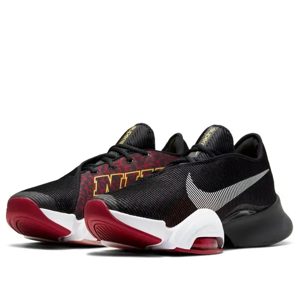 Nike Zoom Superrep 2 "black Leopard" Athletic Sneakers - Black/red