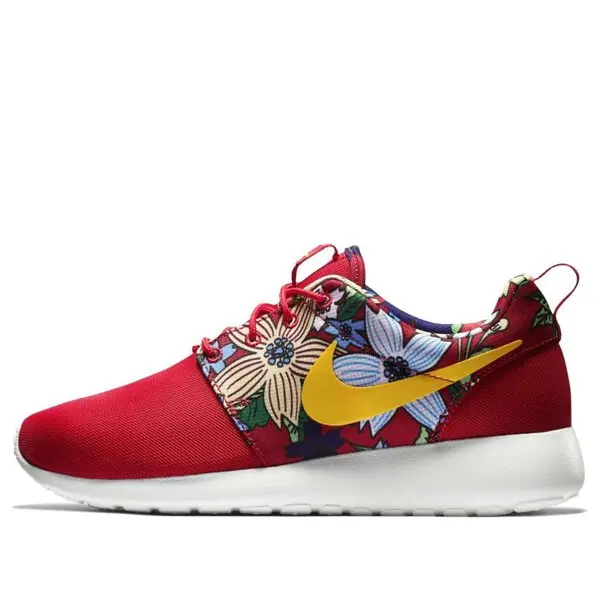 Nike Roshe One Print "aloha Pack" Sneakers - Red/yellow