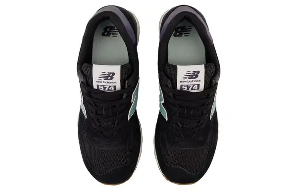 NEW BALANCE 574 Low Top Sneakers - Blackgreen