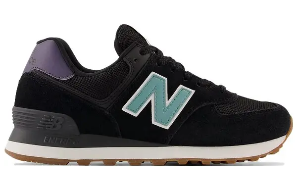 NEW BALANCE 574 Low Top Sneakers - Blackgreen