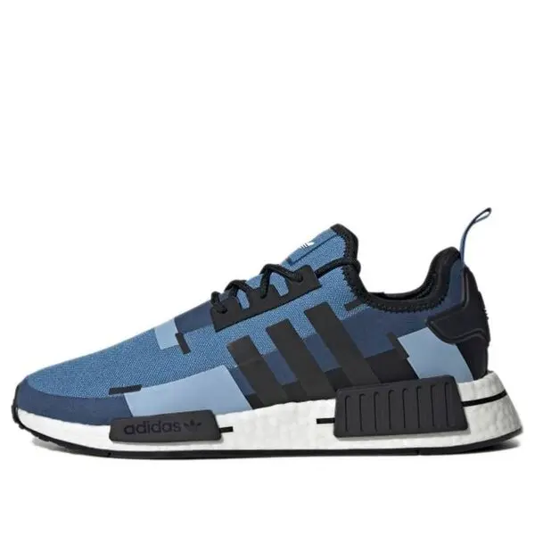 Adidas Pharrell X Nmd_r1 "focus Blue" Sneakers - Blue/black