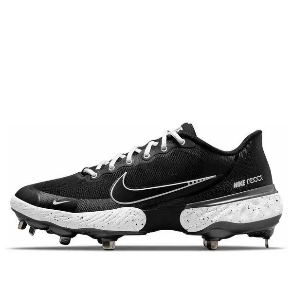Nike Alpha Huarache Elite 3 Low Baseball Cleats - Black/white