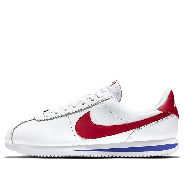 Nike Cortez Basic Leather Og "forrest Gump - White/red/royal