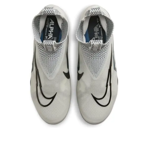 Nike Alpha Menace Elite 3 Football Cleats - White/blue