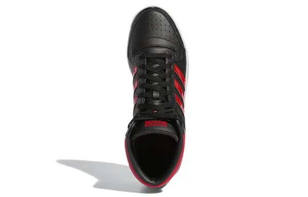 Adidas Top Ten High Top Sneakers - Core Black/vivid Red/cloud White