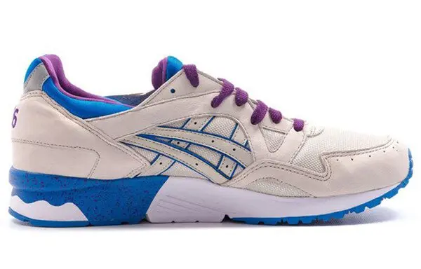 Asics Gel-lyte V Low Top Sneakers - Creamwhite/blue