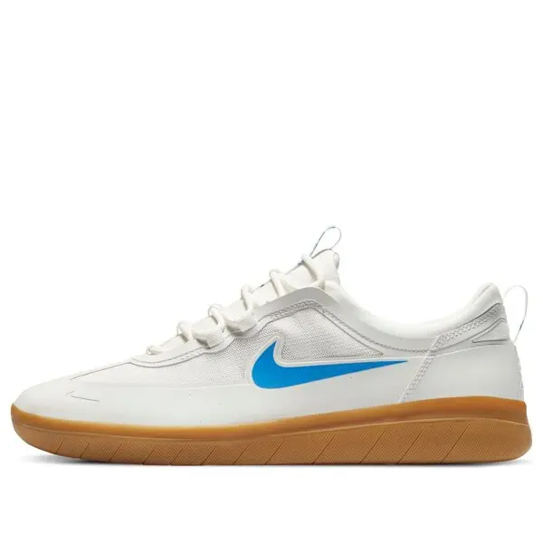 Nike Nyjah Free 2 Sb 'white Light Photo Blue Gum' Sneakers - White/blue